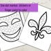 Mardi Gras Dot Marker Printable Activity Pages, Do a Dot Coloring, Do a ...