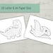 Dinosaur Dot Marker Printable Activity Pages, Do a Dot Coloring, Do a ...
