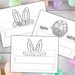 Easter Paper Crown Hats, Easter Coloring Paper Crown Craft, Easter ...