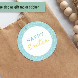 Happy Easter Cupcake Toppers Printable Easter Printable | Etsy