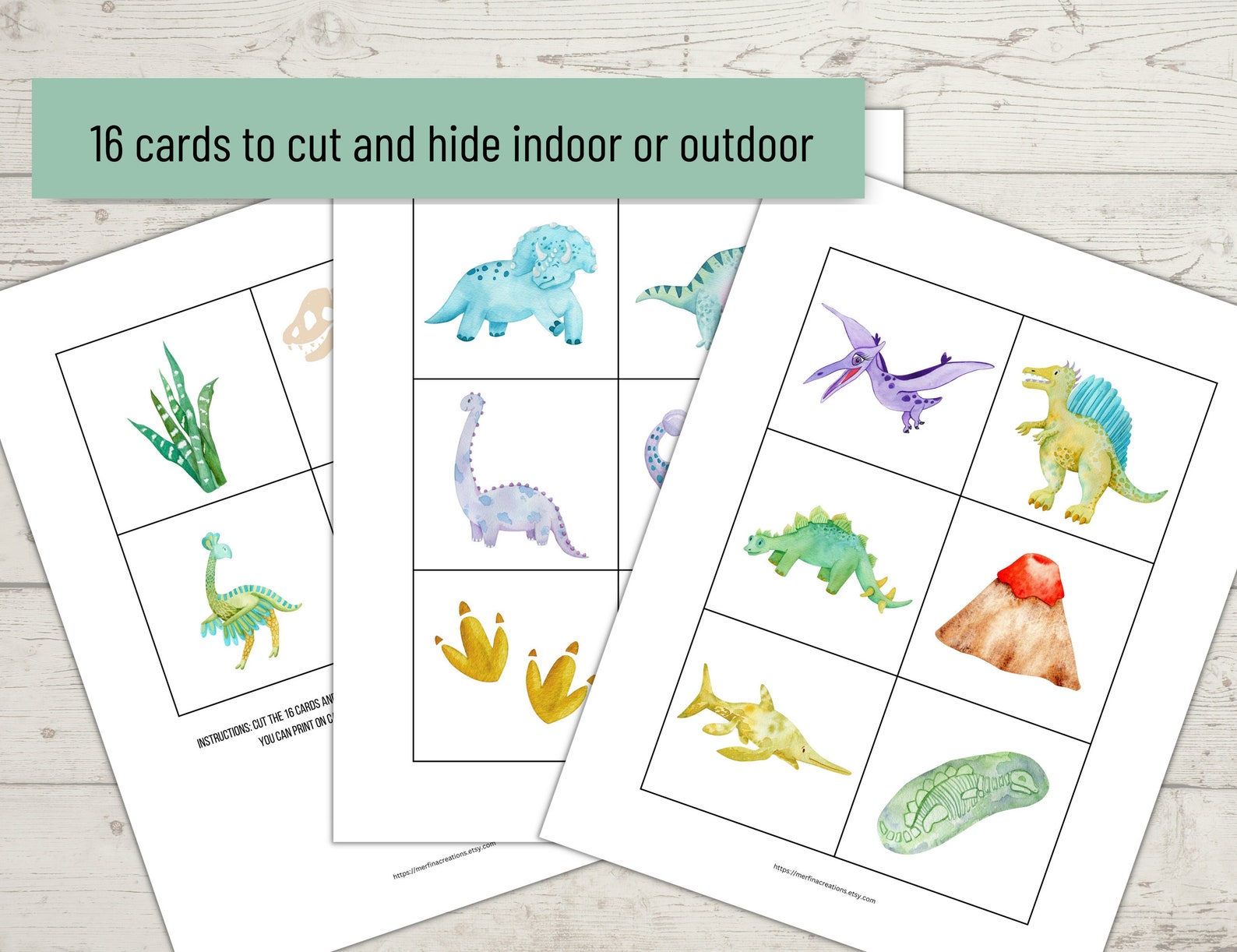 Dinosaur Scavenger Hunt Printable, Dinosaur Games for Kids, Dinosaur ...