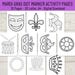 Mardi Gras Dot Marker Printable Activity Pages, Do a Dot Coloring, Do a ...