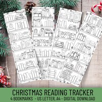 Christmas Book Bingo Reading Challenge Prompts Seasonal Holiday ...