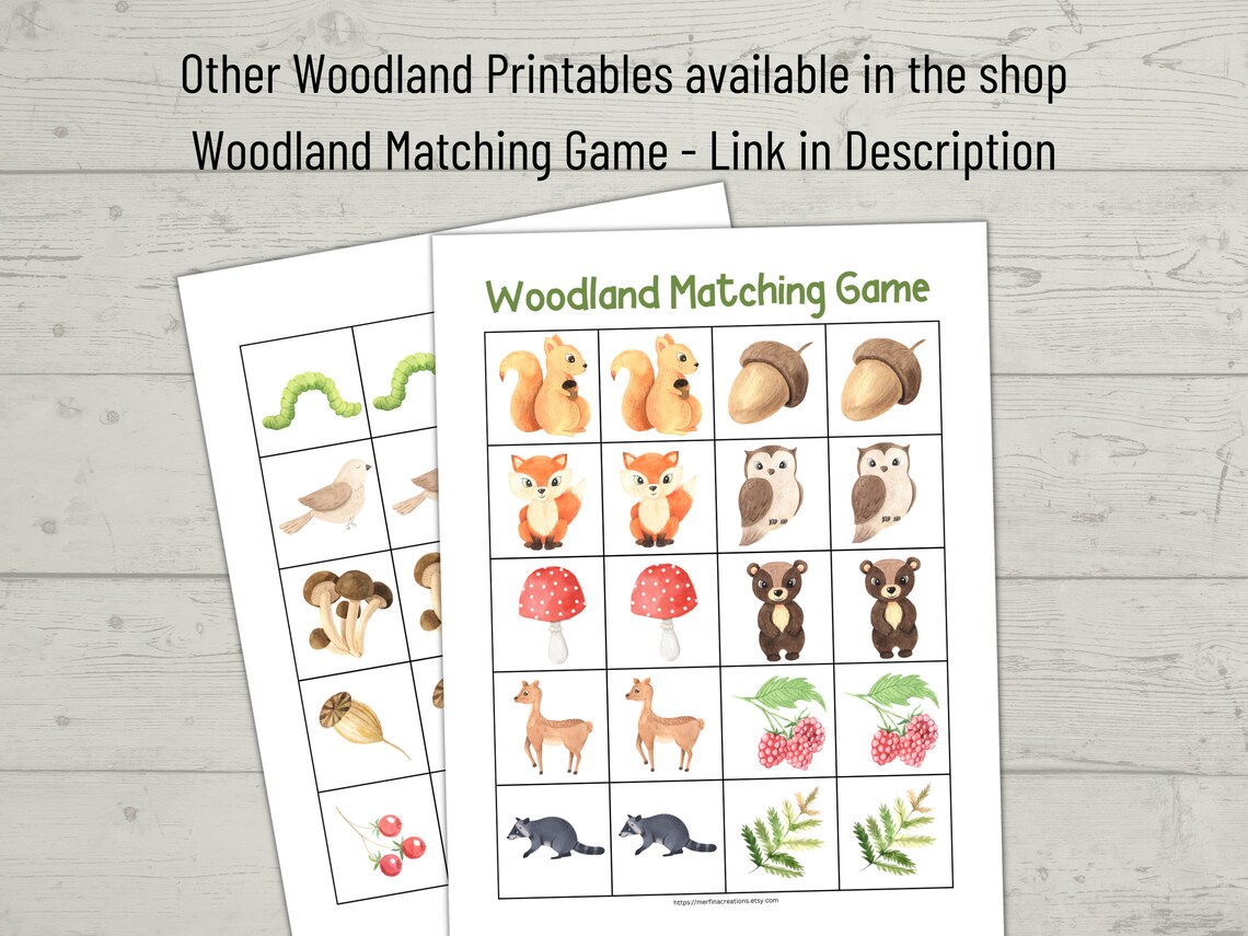 Woodland Dot Marker Printable Activity Pages, Do a Dot Coloring, Do a ...