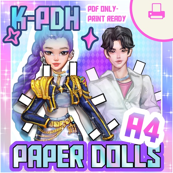 Paper Doll Rumi - Etsy