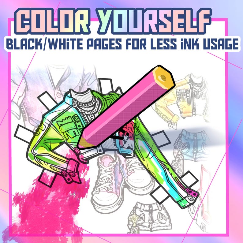 Zoey X Mystery K-pop Demon Hunters Paper Dolls - Etsy