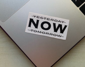 Now Sticker | Etsy