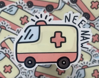 Ambulance Sticker | Etsy