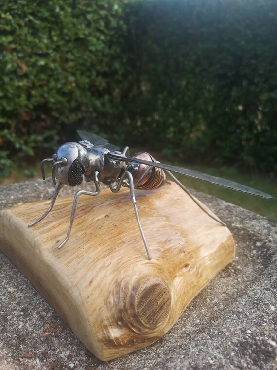 Scrap Metal Wasp - Etsy