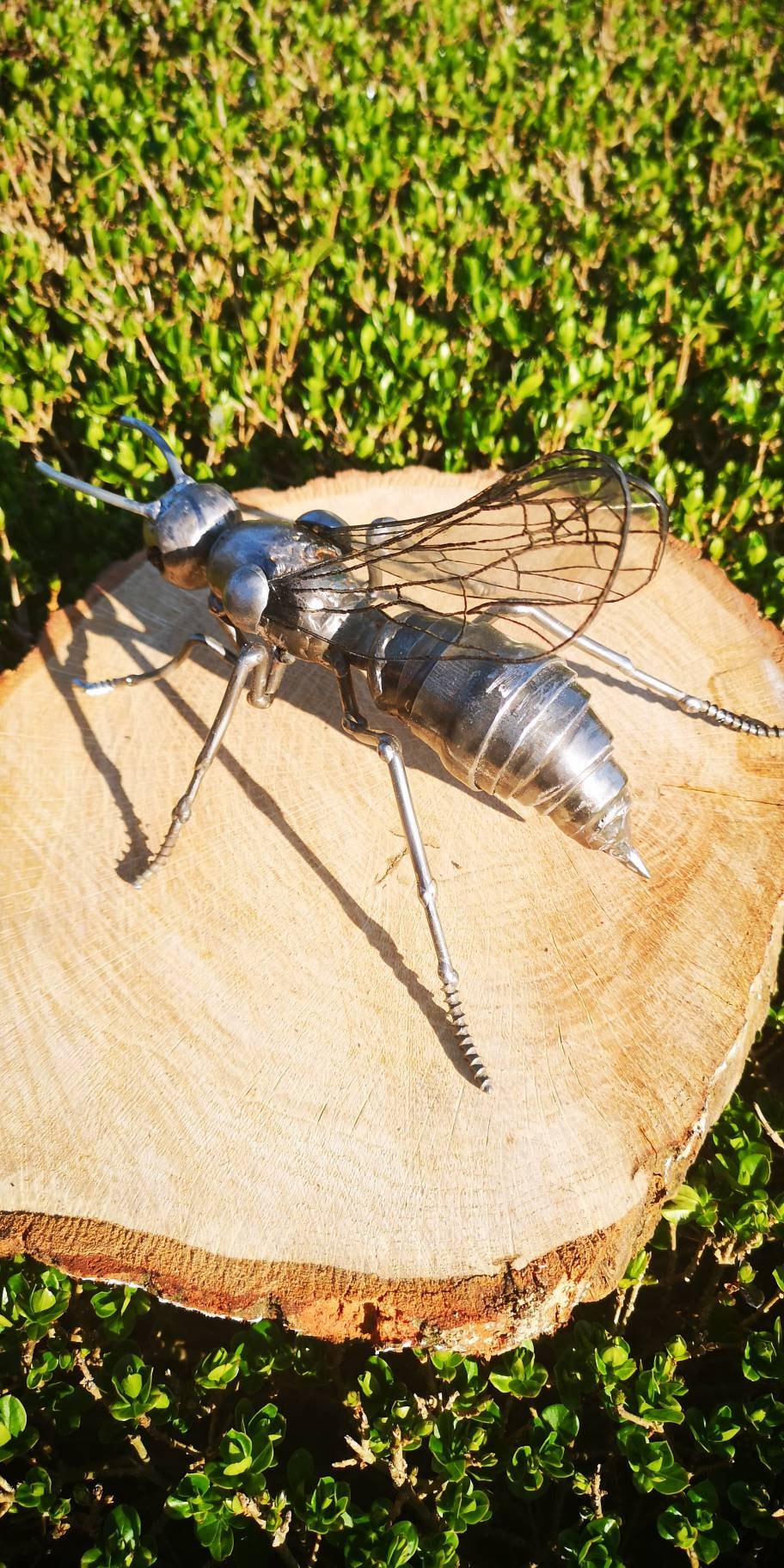Scrap Metal Wasp - Etsy