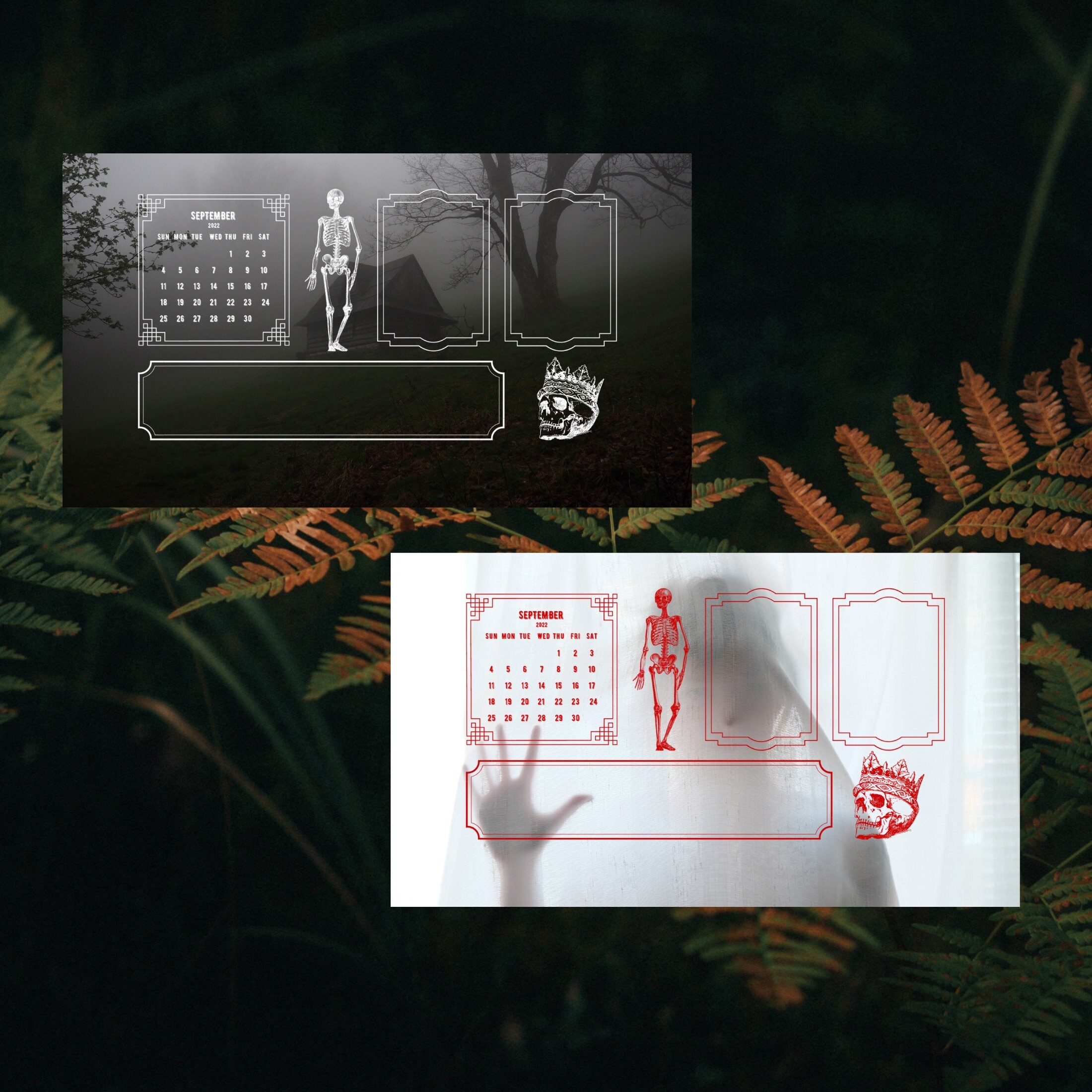 15 Editable Spooky Desktop Organizers - Etsy