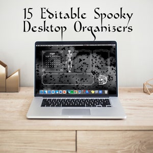 15 Editable Spooky Desktop Organizers - Etsy