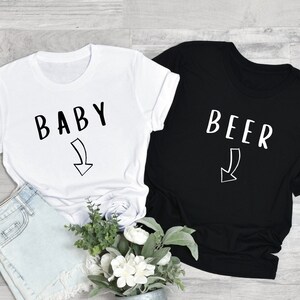 Baby Beer Shirts, Pregnancy Announcement Shirts, Pregnancy Gift T-shirt ...