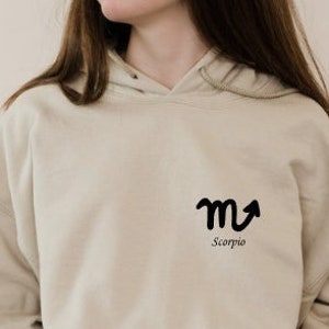Zodiac Hoodie, Astrology Hoodie, Cute Zodiac Gift, Birthday Gift ...