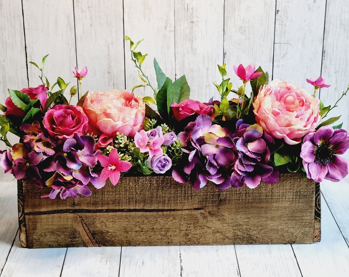 Luxury Real Touch Floral Arrangement/ Centrepiece/ Window Box/ Table ...