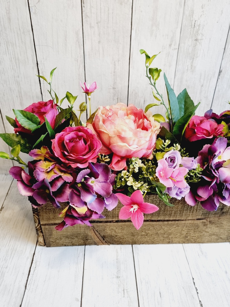 Luxury Real Touch Floral Arrangement/ Centrepiece/ Window Box/ - Etsy