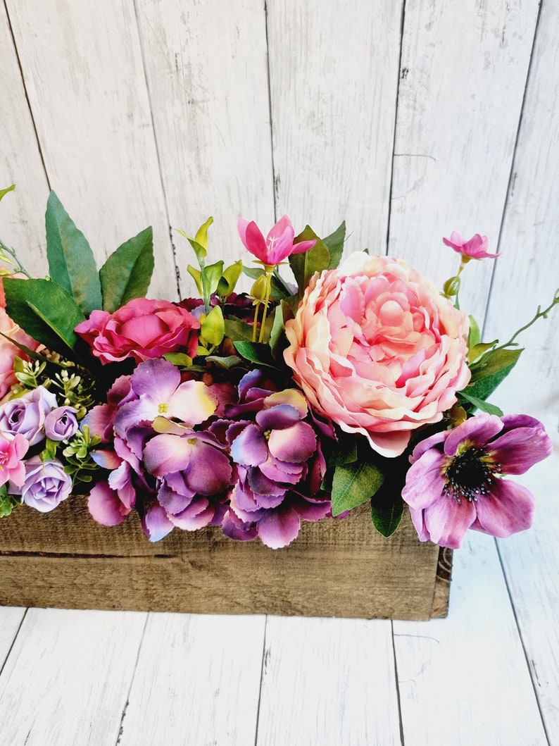 Luxury Real Touch Floral Arrangement/ Centrepiece/ Window Box/ - Etsy