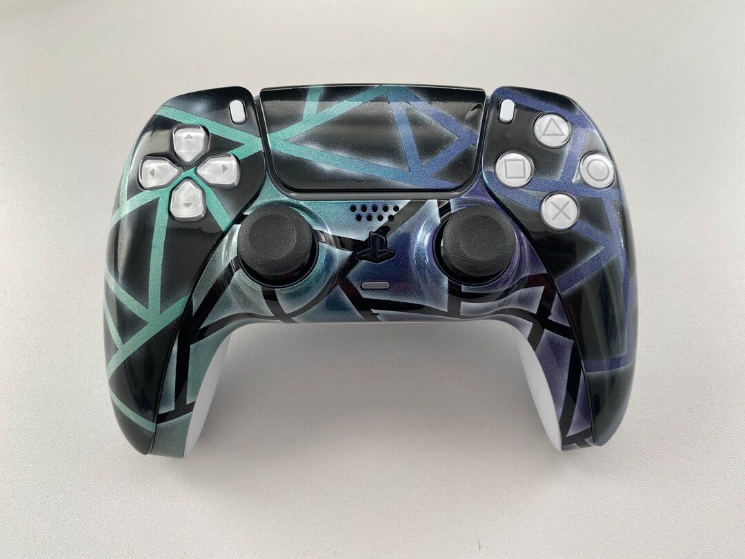 Sony Dualsense Custom Controller - Laser Beam Fade (PS5) - Etsy