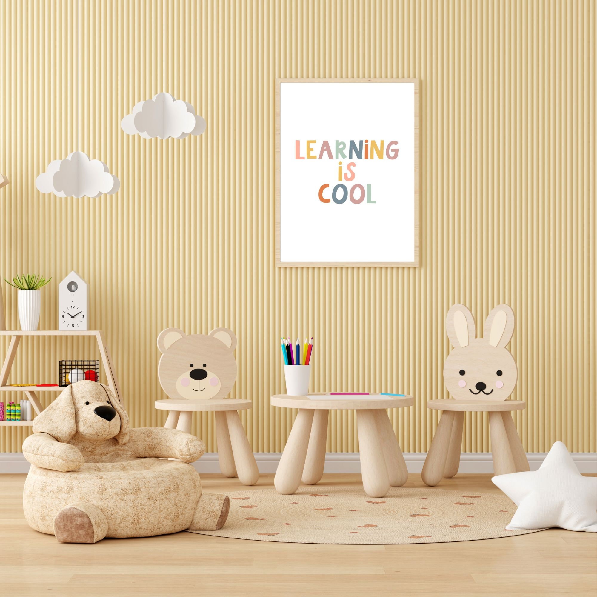 Learning is Cool Printable, Classroom Wall Art, Teacher Digital ...