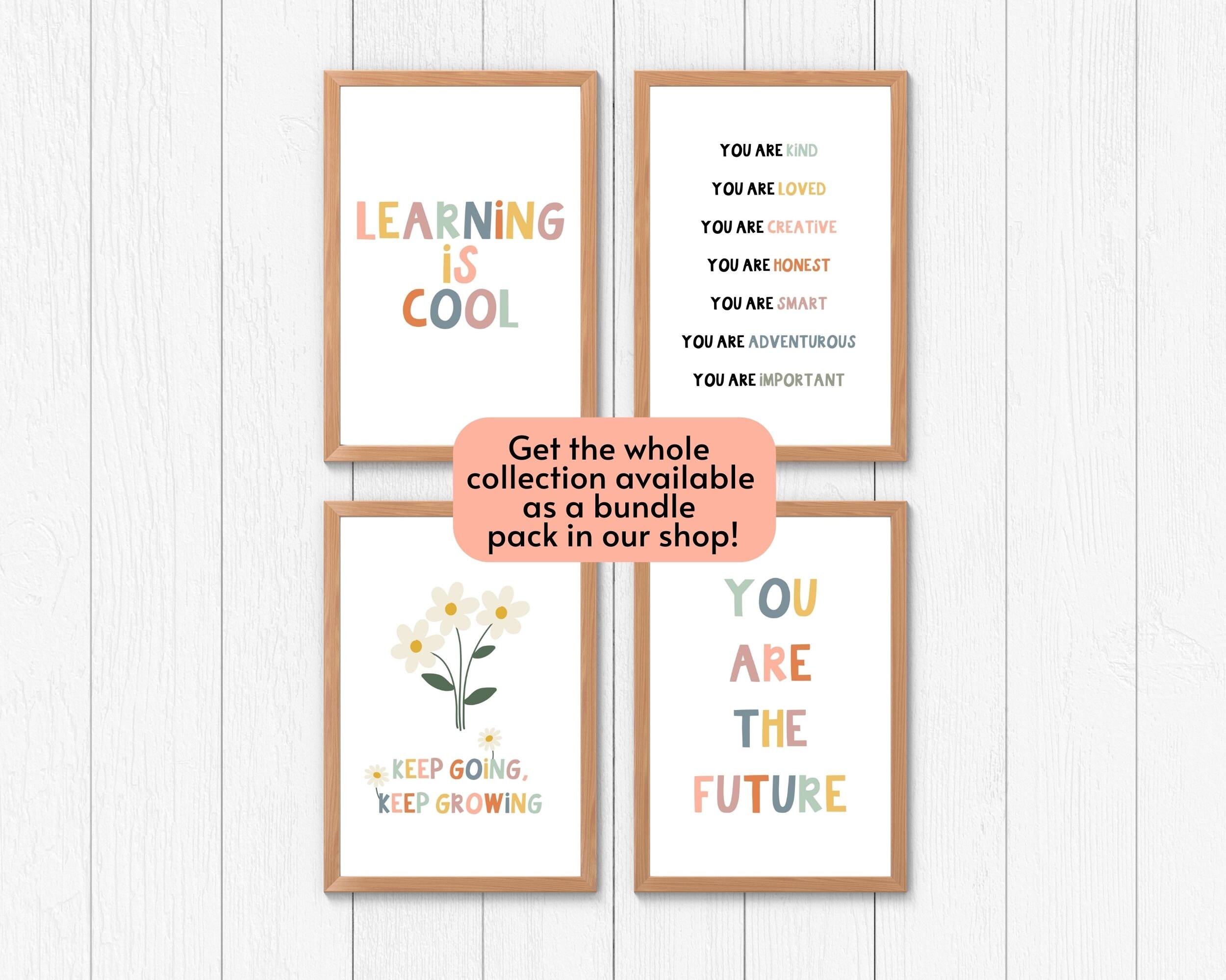 Learning is Cool Pastel Print, Classroom Decor (digital Download) - Etsy