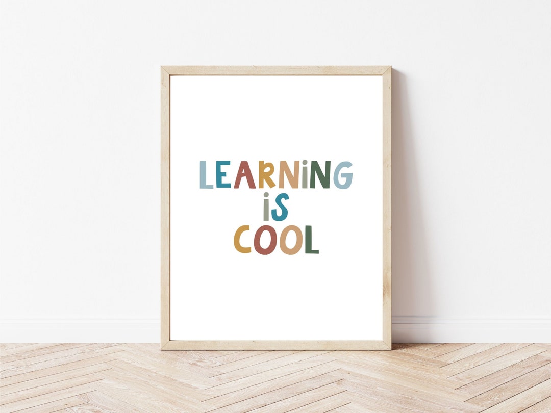 Learning is Cool Classroom Decor Inspirational Decor - Etsy