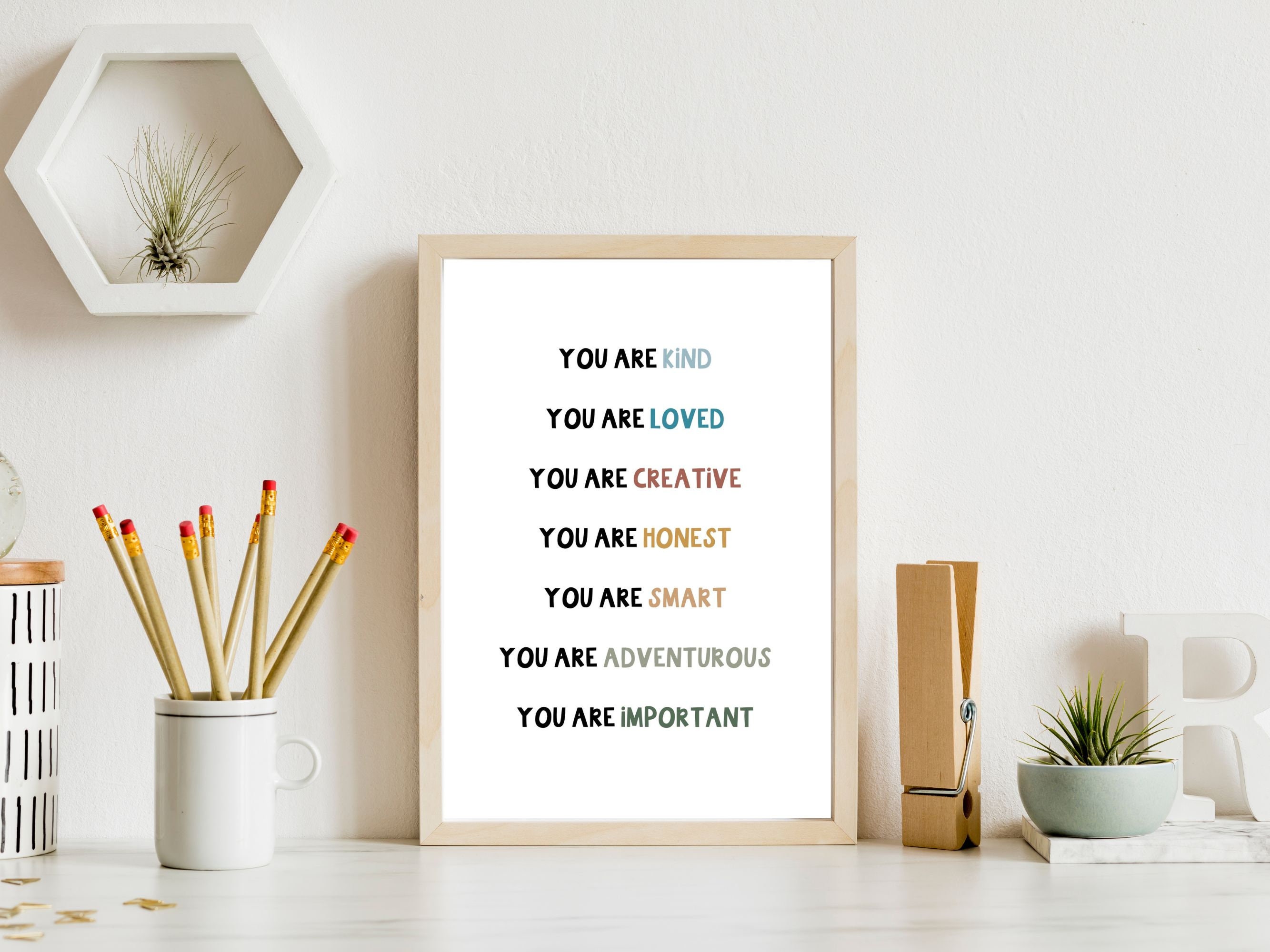 Positive Affirmation Poster, Classroom Decor, Inspirational Decor ...