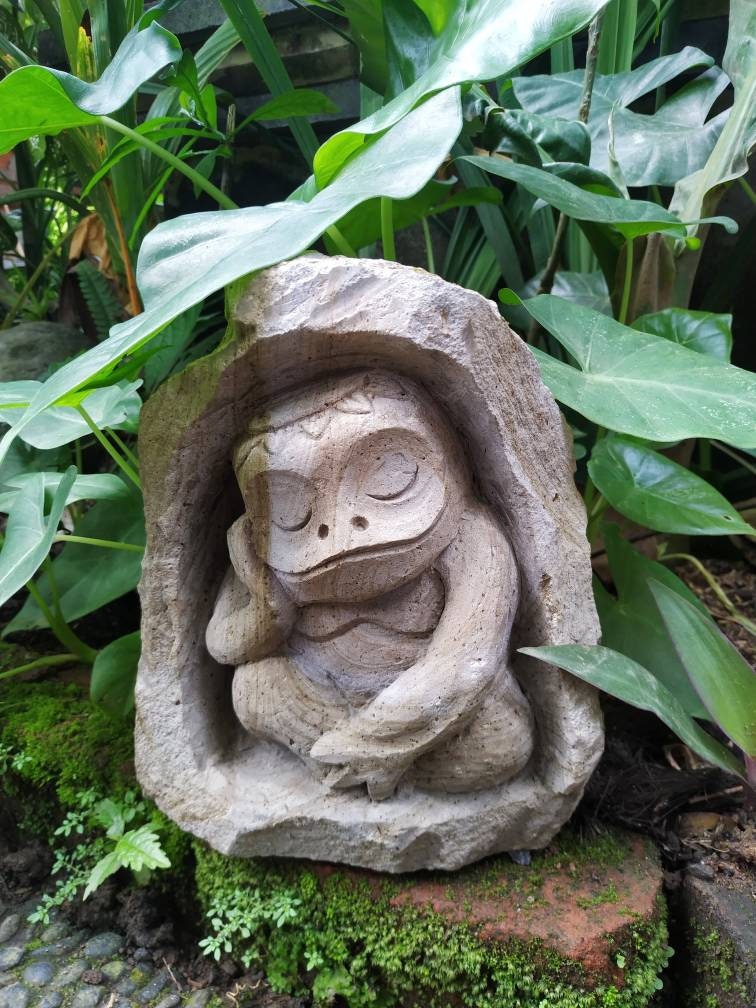 Kappa Stone Statue for Small Garden Decor - Etsy