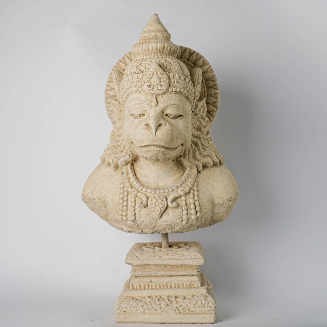 White Monkey Hanoman Statue, Collectable Art, Sculpture, Also Commonly ...