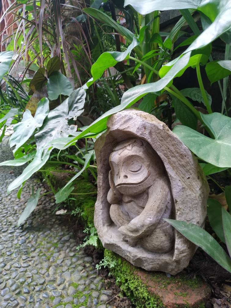 Kappa Stone Statue for Small Garden Decor - Etsy