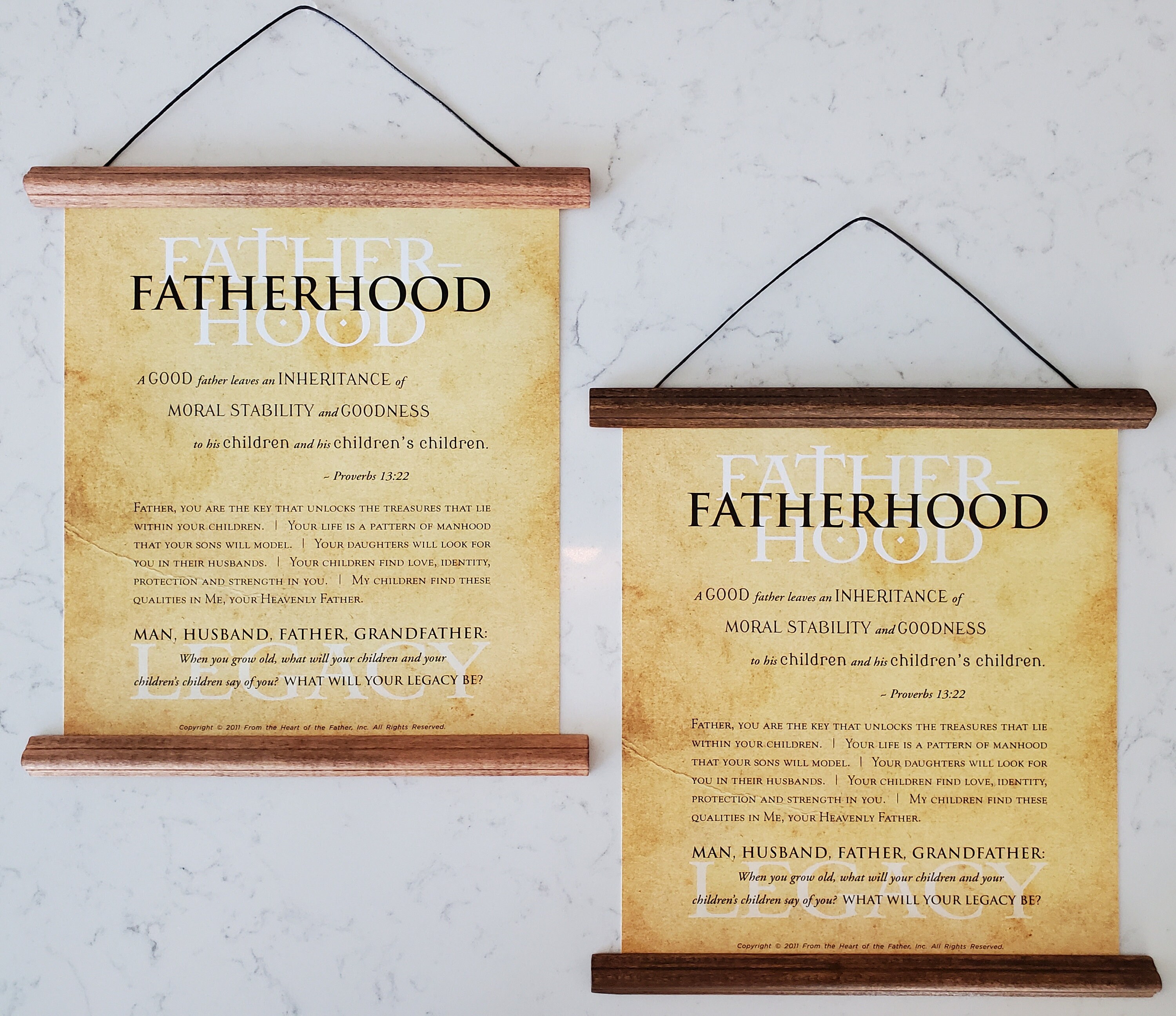 Fatherhood Wall Art | Great Gift for Father's Day Gift | Legacy ...