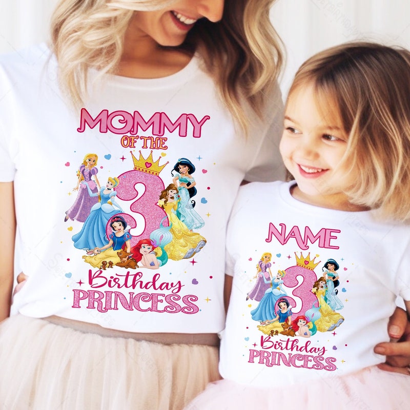 Princess Birthday Shirt - Etsy