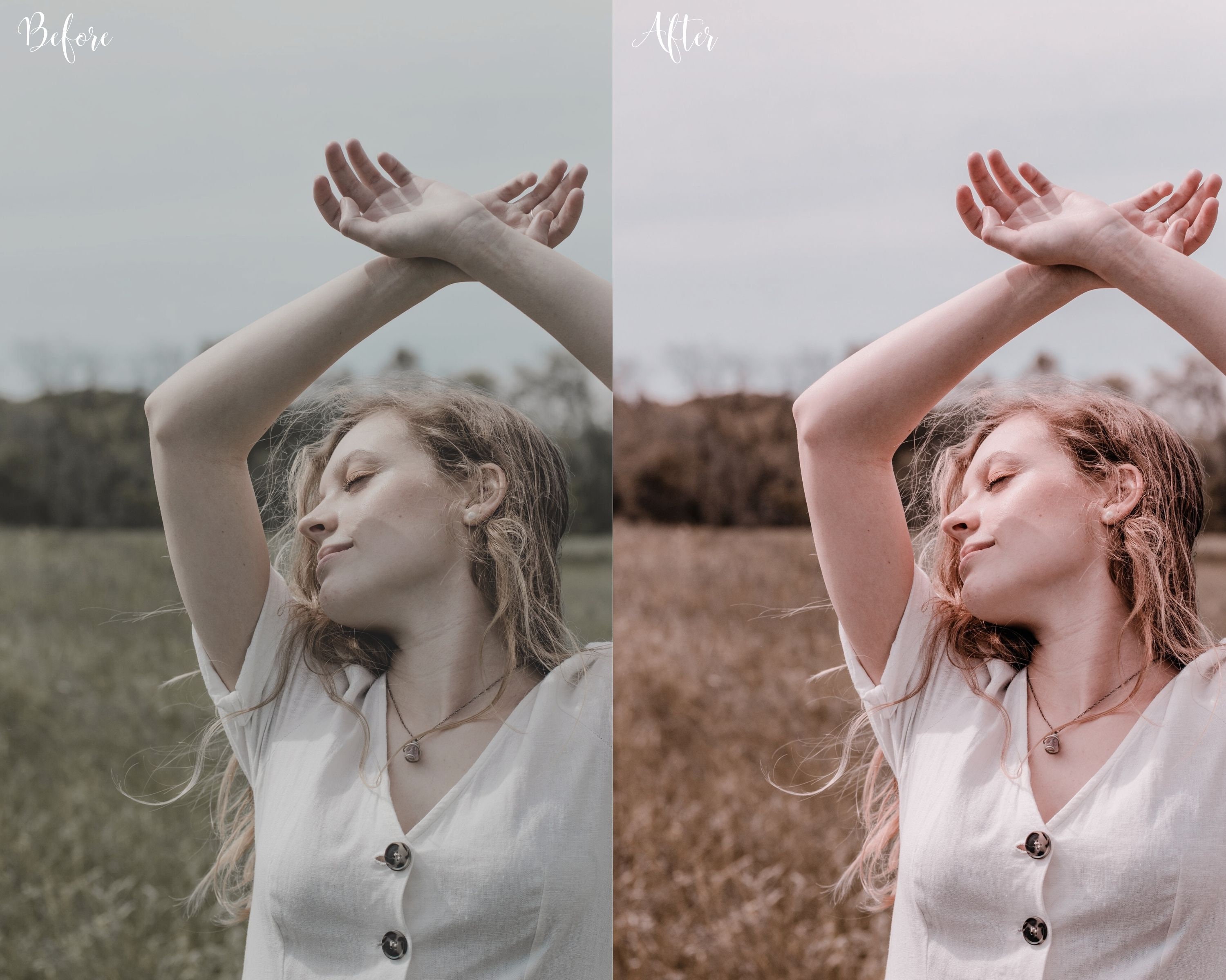 3 Rose Gold Lightroom Mobile and Desktop Preset Rose Presets, Vsco ...