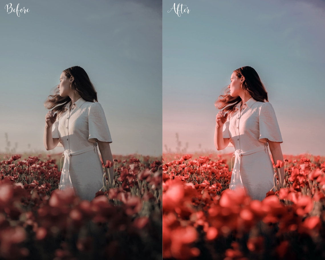 3 Rose Gold Lightroom Mobile and Desktop Preset Rose Presets, Vsco ...