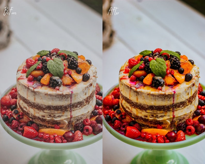 6 FOOD LOVERS Lightroom Mobile and Desktop Preset, Food Presets, Food ...