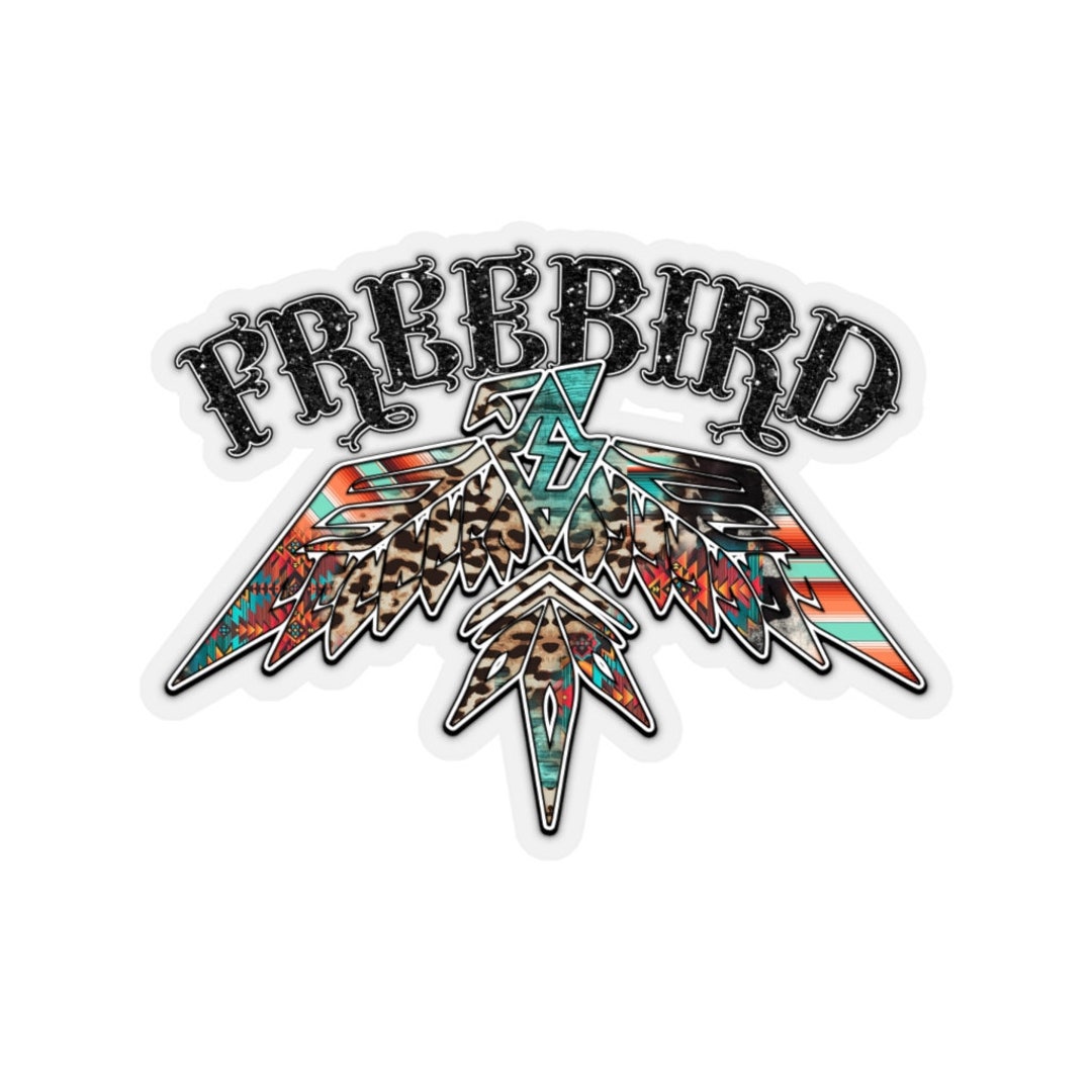 Western Sticker Freebird Sticker Waterbottle Sticker Laptop Sticker ...