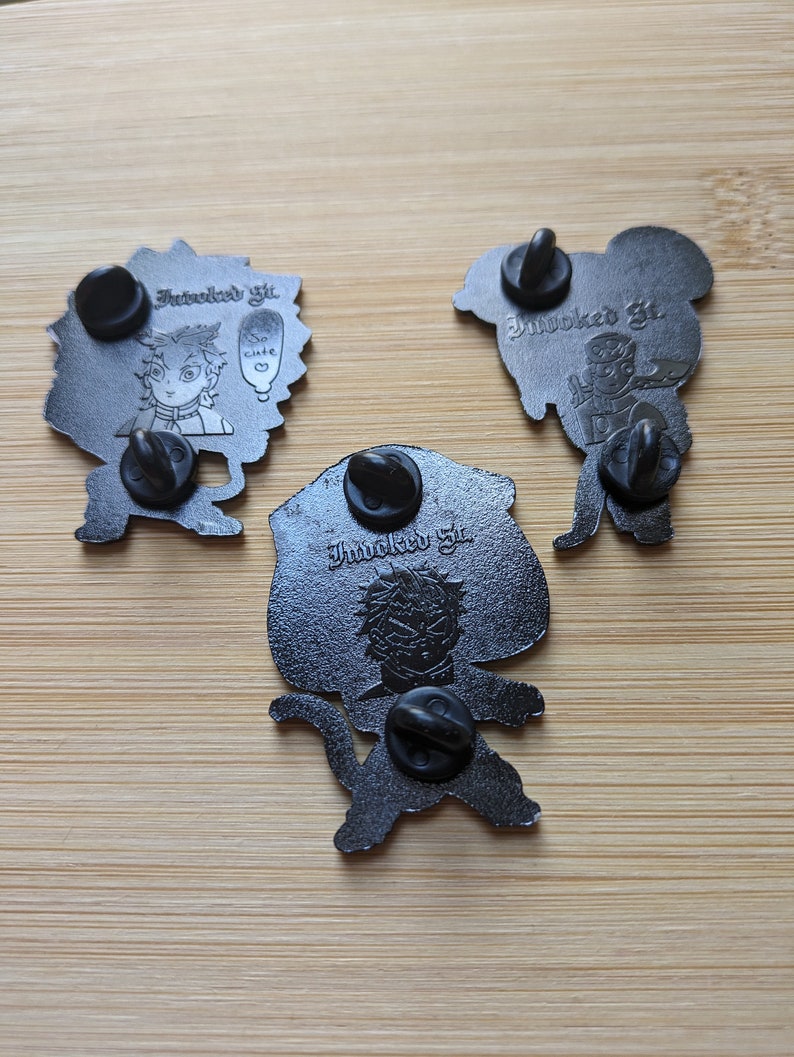 Rengoku Tengen Sanemi KNY Chibi Anime Pin - Etsy