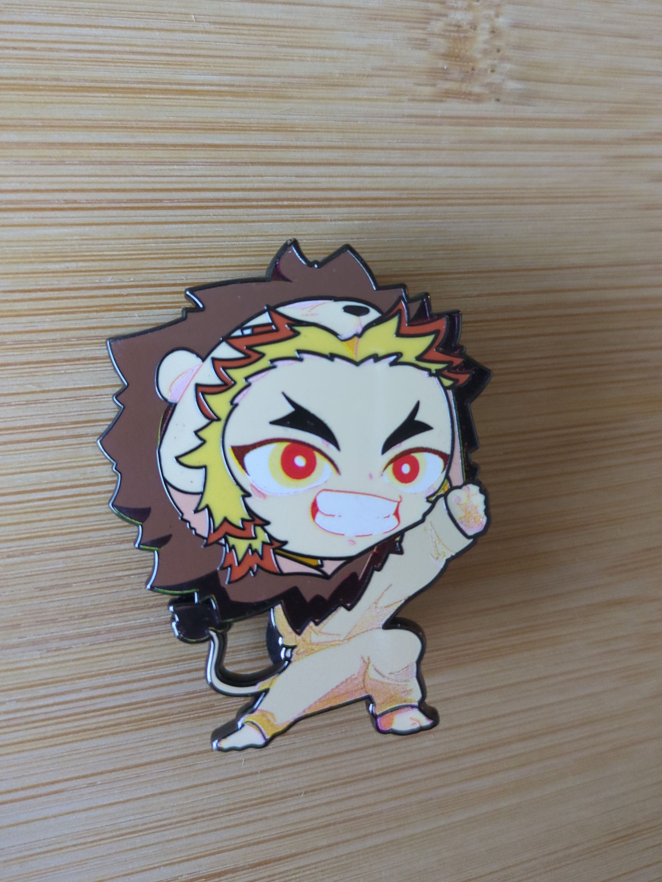 Rengoku Tengen Sanemi KNY Chibi Anime Pin - Etsy
