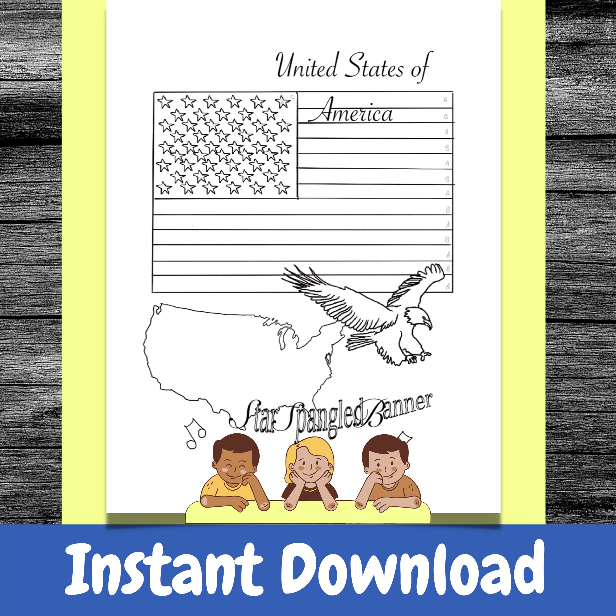 Geography Flag Activity Worksheets Homeschool Printable Children ...