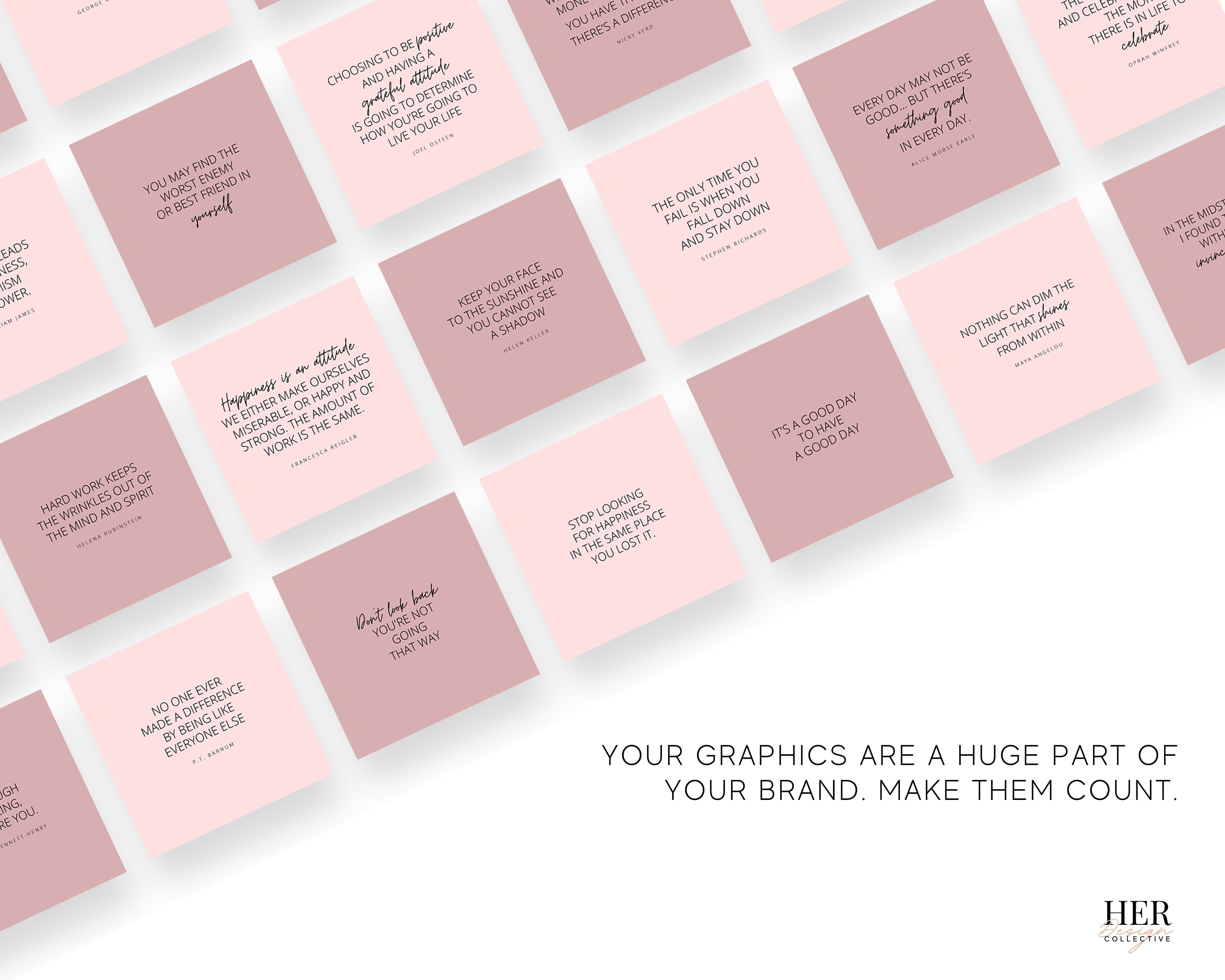 103 Pink Instagram Quotes Premade Ready to Post Positive - Etsy