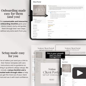 Notion Client Portal Template, Freelancer Project Management, Creative Client Dashboard - Etsy
