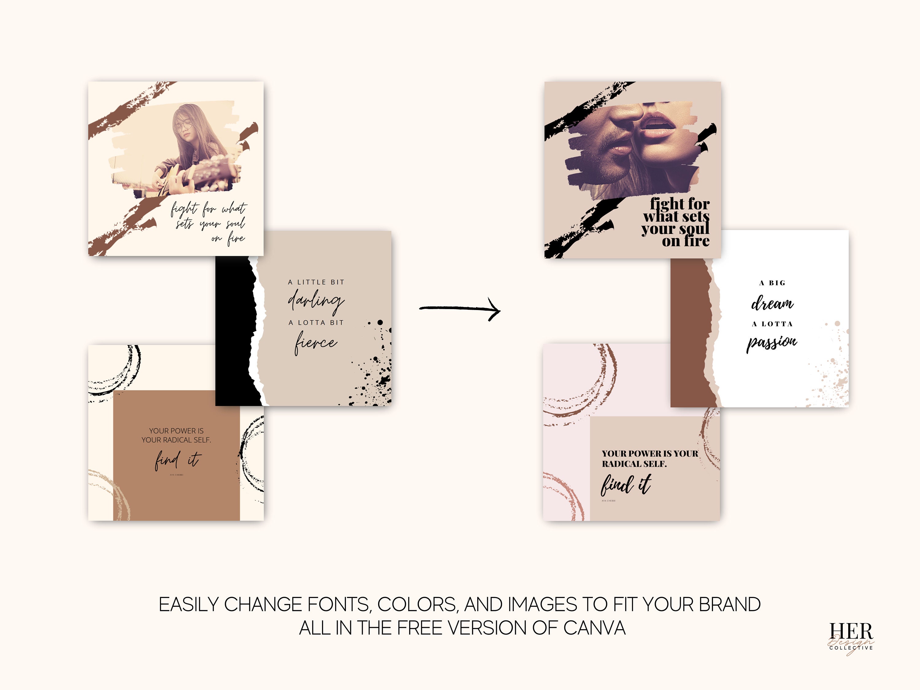 Instagram Post Template IG Canva Templates Engagement - Etsy