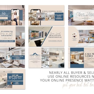 Real Estate Facebook Cover Templates: Realtor Canva Design (digital ...