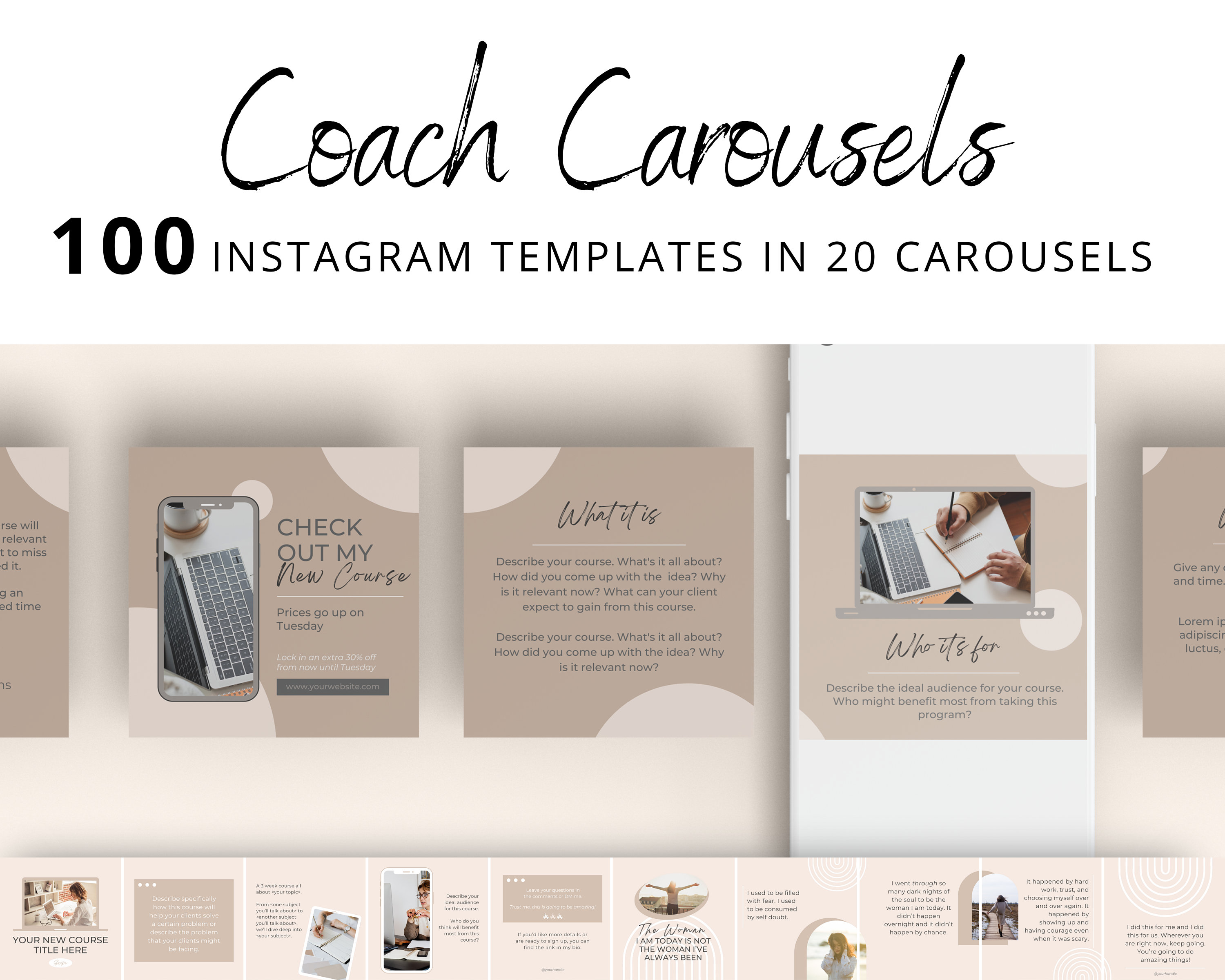 Coach Carousels Instagram Templates Coaching Carousel Posts - Etsy
