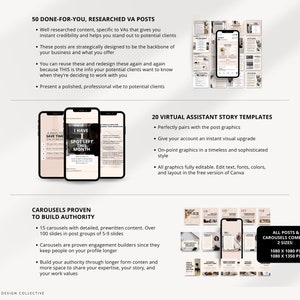 Virtual Assistant Templates Bundle, Welcome Packet, VA Contract, Social ...