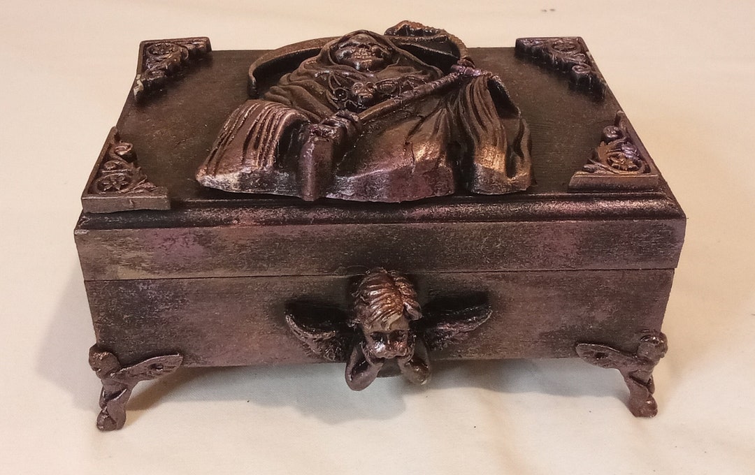 Goth Themed Jewelry Box - Etsy