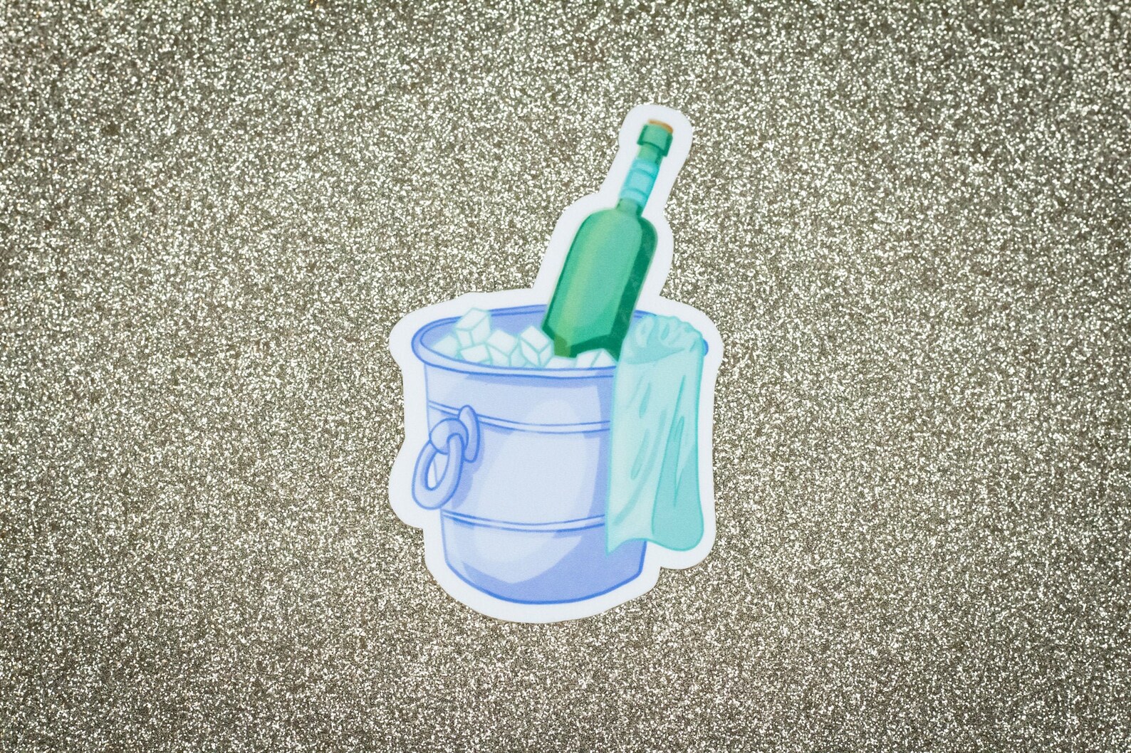 Wine Bottle Ice Bucket Alcoholic Drink Glossy Waterproof - Etsy