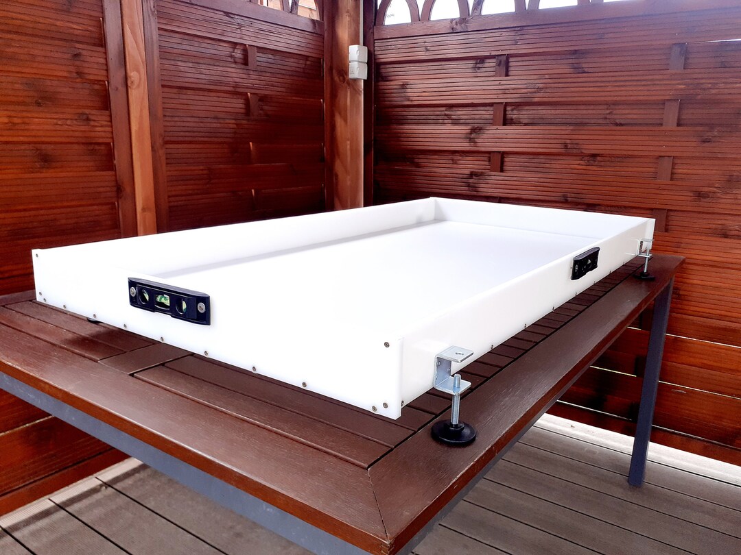 Epoxy Table Mold 48” X 24” - Coffee 122 Cm X 62 Cm HDPE Resin Casting ...