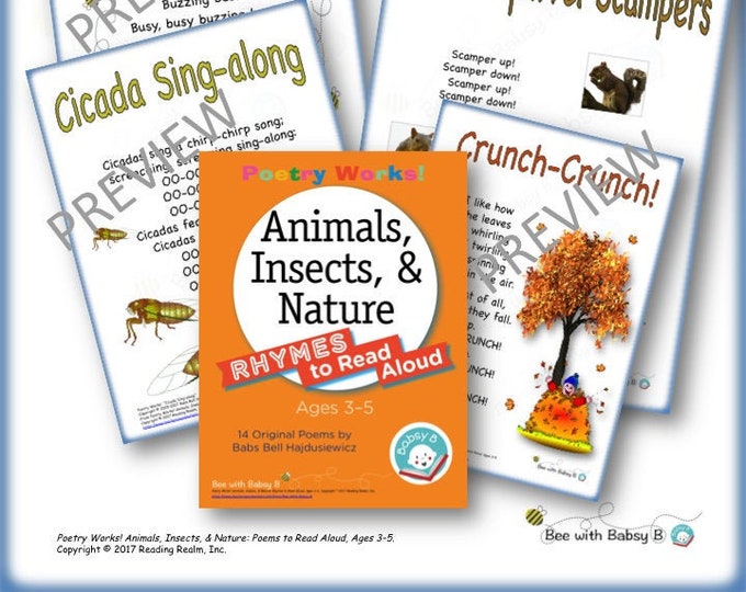 Five Little Acorns Poem - Interactive Poetry - Fall Poetry - DIGITAL ...