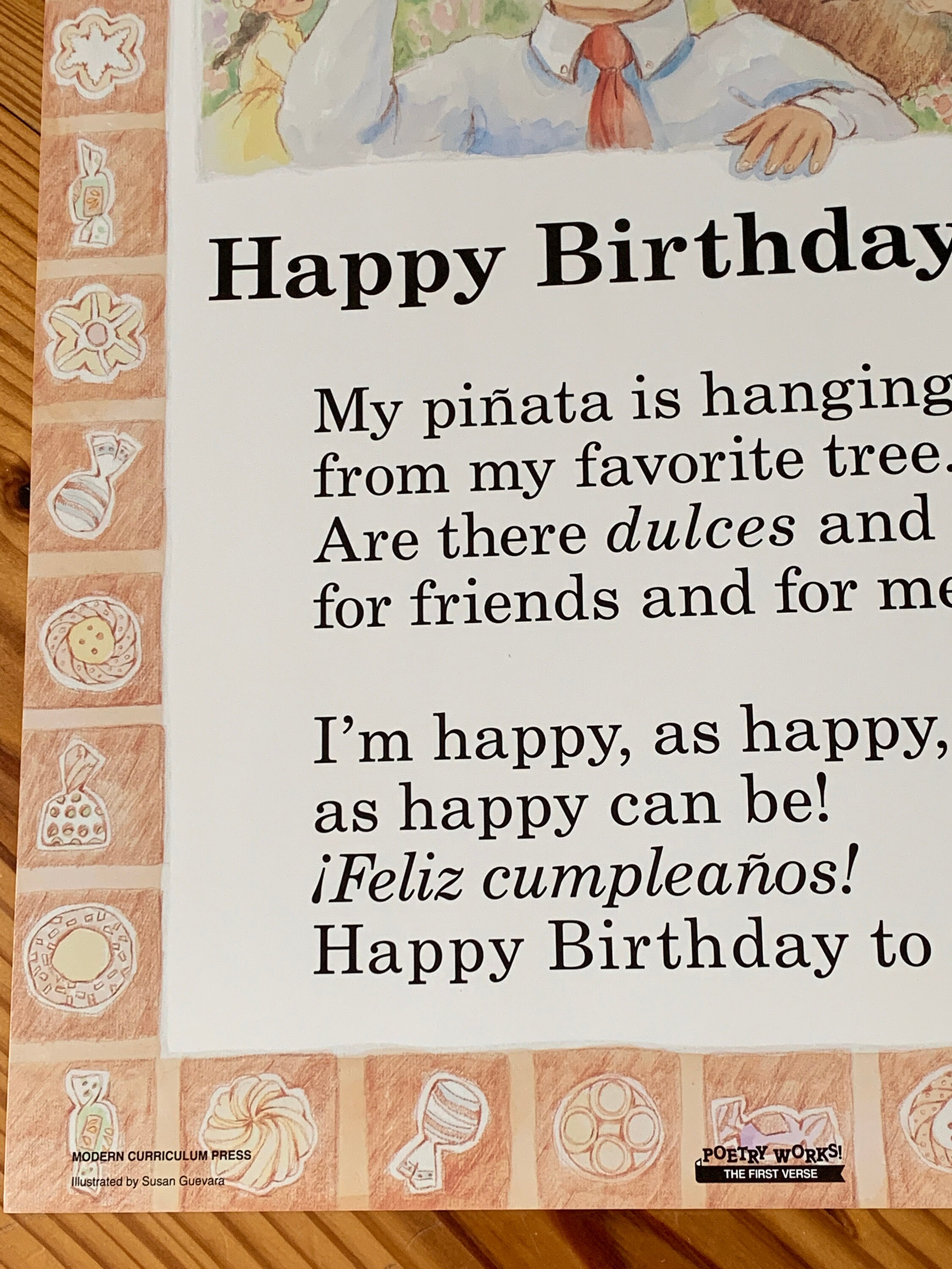 Happy Birthday Poems For A Friend In Spanish