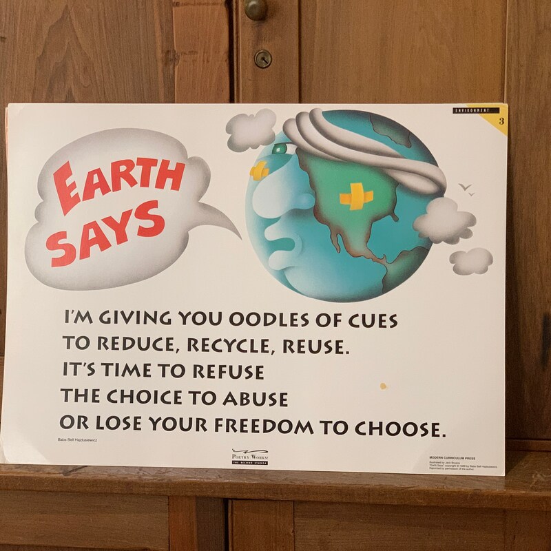 Reduce Reuse Recycle Poster - Etsy